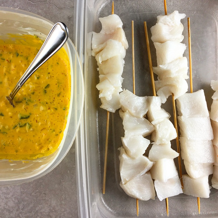 Kebab-e Mahi: Fish Kebab in Spicy Saffron-Marinade | Roxana's Kitchen