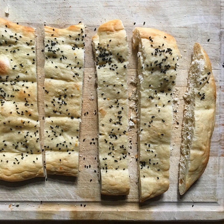 Nan-e Barbari (Persian Flatbread) | Roxana's Kitchen