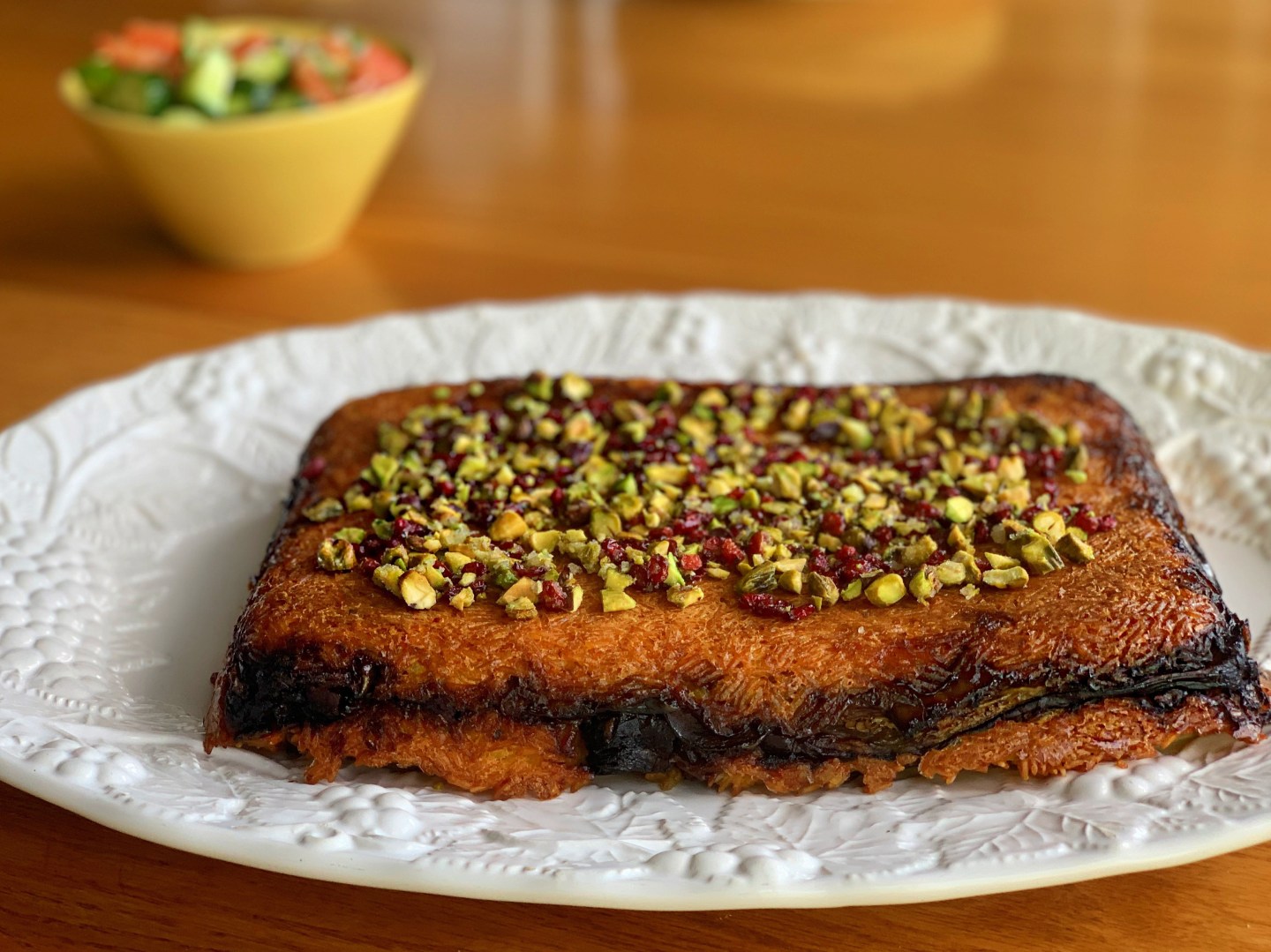 Vegetarian Tahcheen: Eggplant and Mushroom Baked Rice | Roxana's Kitchen